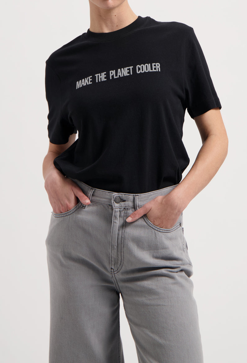 Sustainable Shirts | Robin Tee - Black | MUD Jeans