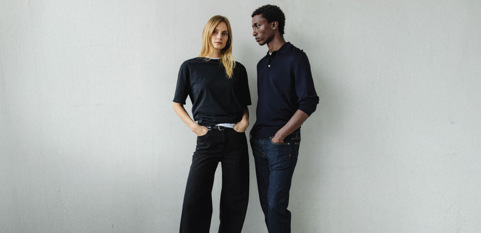 Sustainable Pants | Hank Mid Tapered - Medium Aged | MUD Jeans