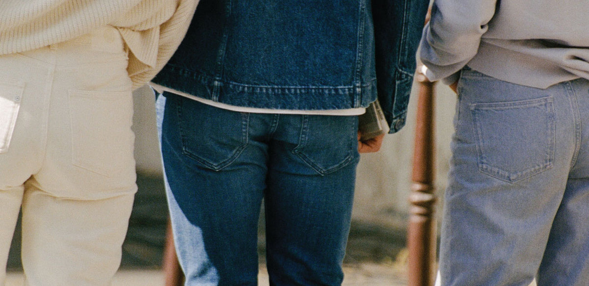 Sustainable Pants | Carry Mid Straight - Earth Vintage | MUD Jeans