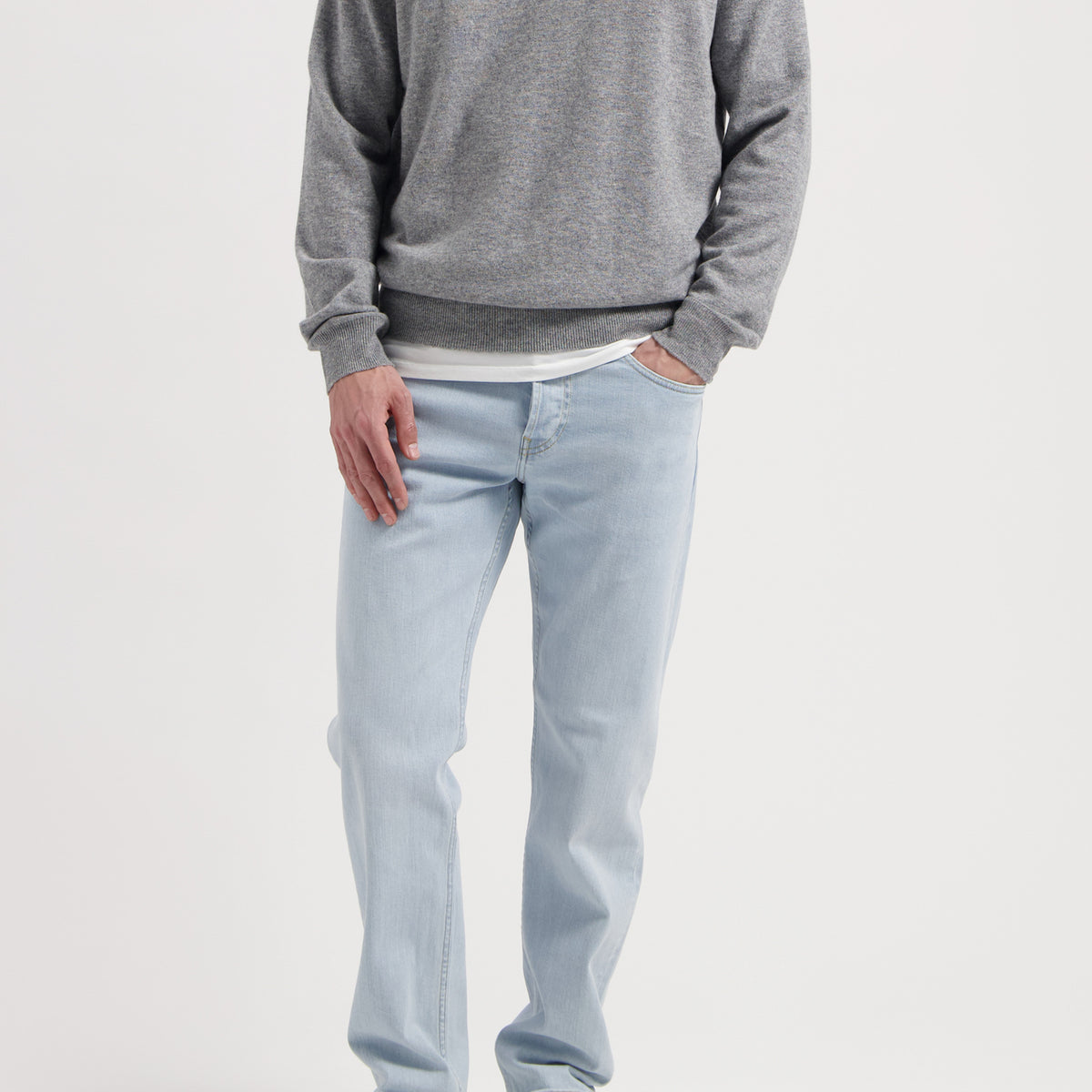 Sustainable jeans | Hank Mid Tapered - Light Vintage | MUD Jeans