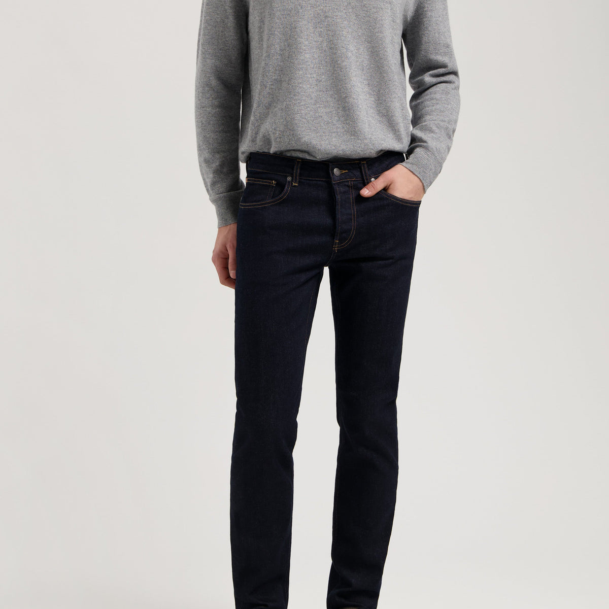 Sustainable Jeans | Hank Mid Tapered - Strong Blue | MUD Jeans